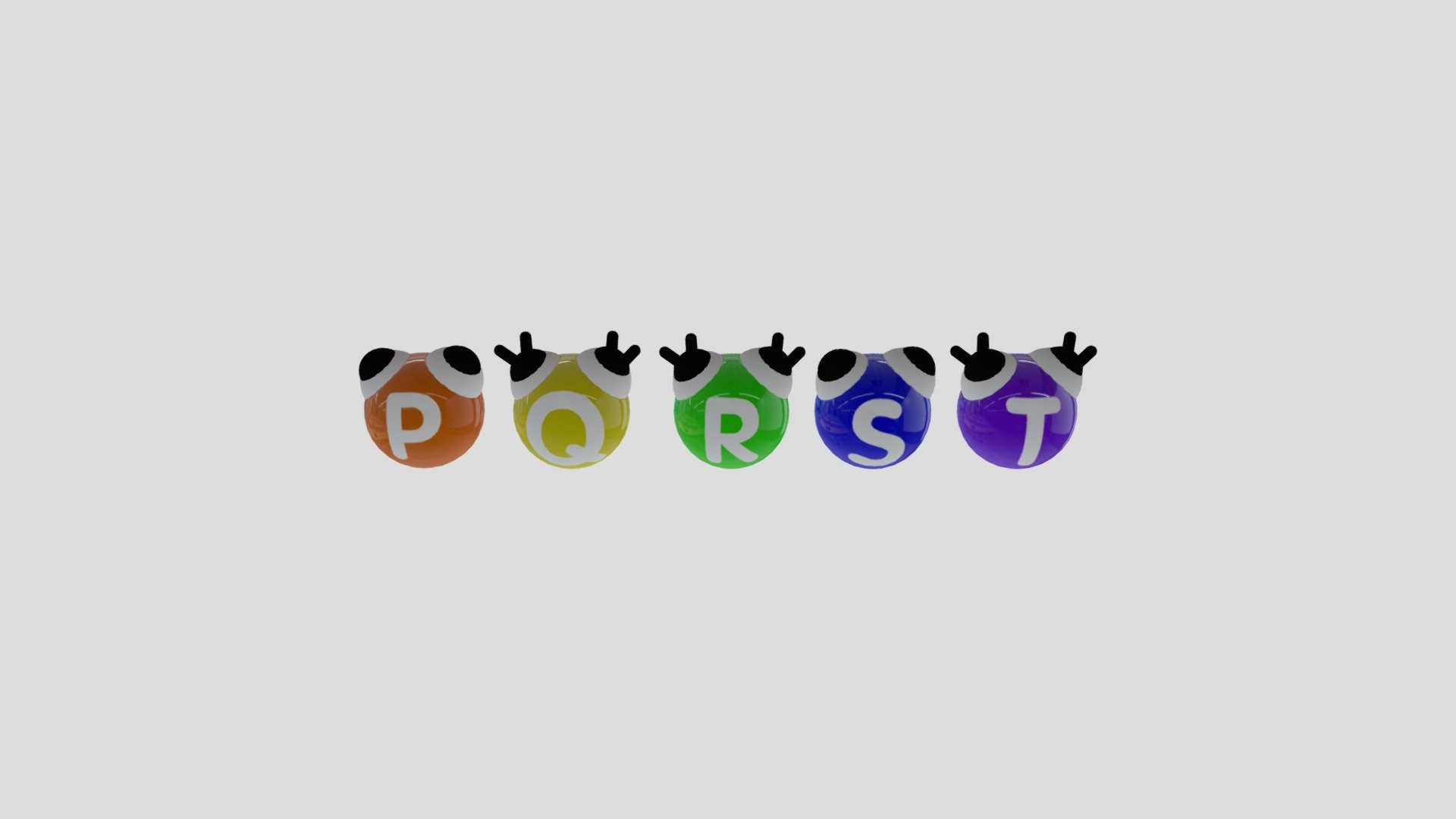 PQRST - Download Free 3D model by letter-lovers123 [3f71ddf] - Sketchfab