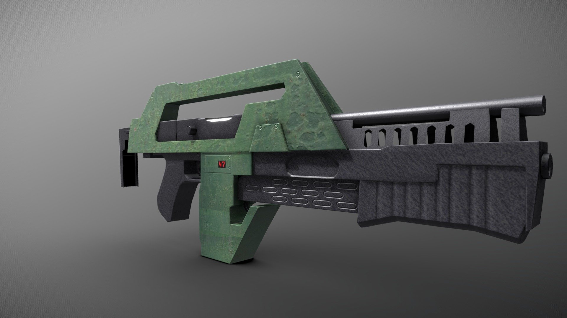 Plasma Rifle Alien Inspired - 3D model by darsirious [3f734e0] - Sketchfab