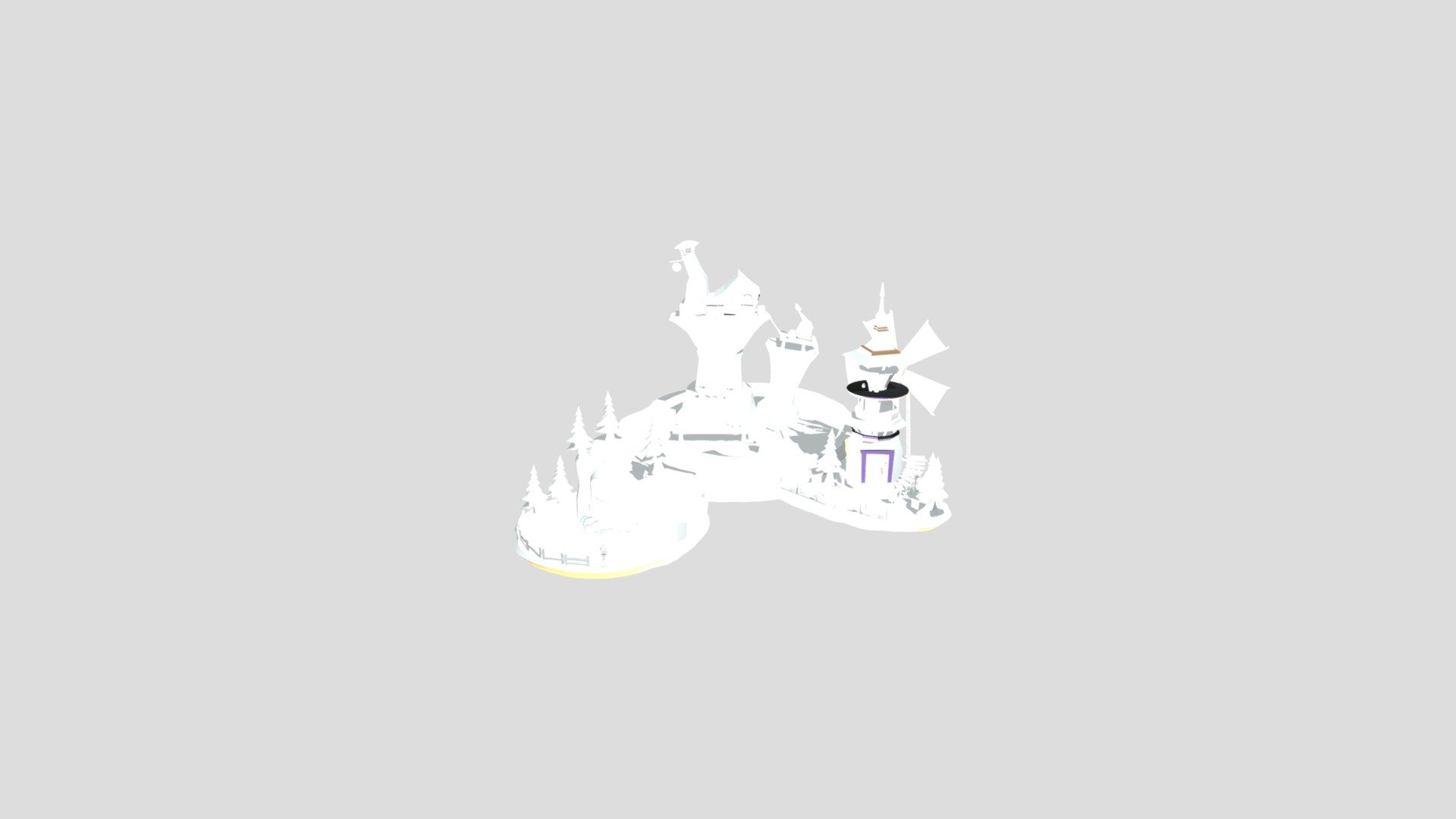 Zelda Wind Waker Inspired Floating Island - 3D model by jokiyuu ...