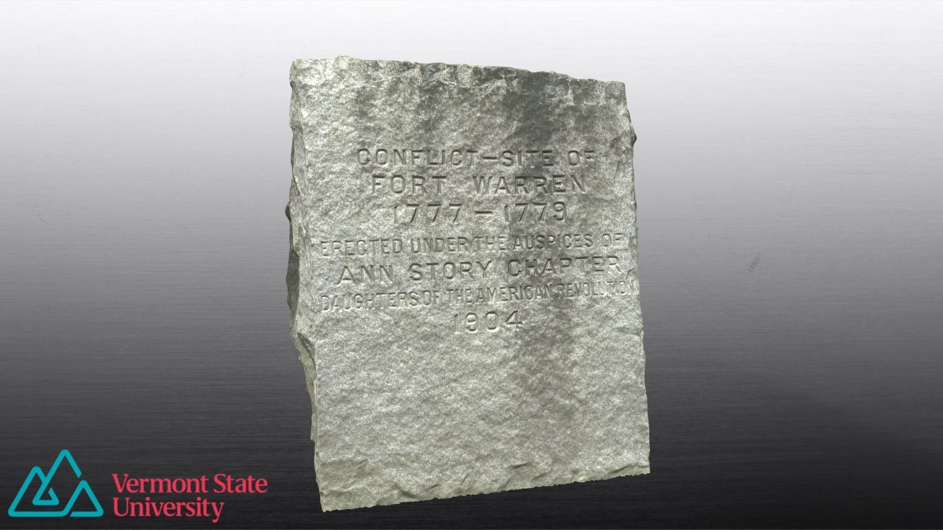 Fort Warren Monument - 3D model by Vermont State Univ. Digital ...