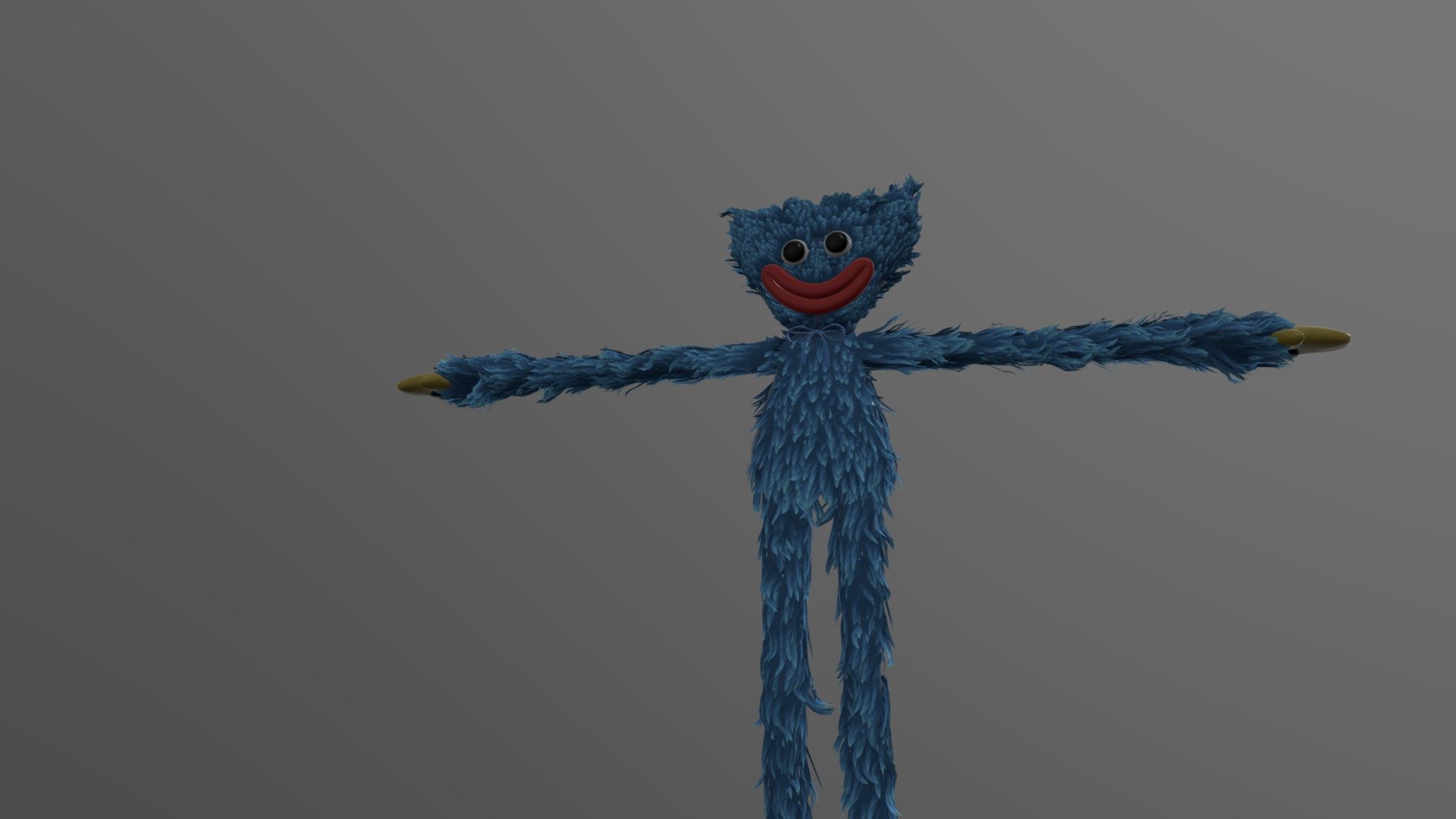 Huggy Wuggy 3d Models Fbx - Download Free 3D model by May10lolZ ...