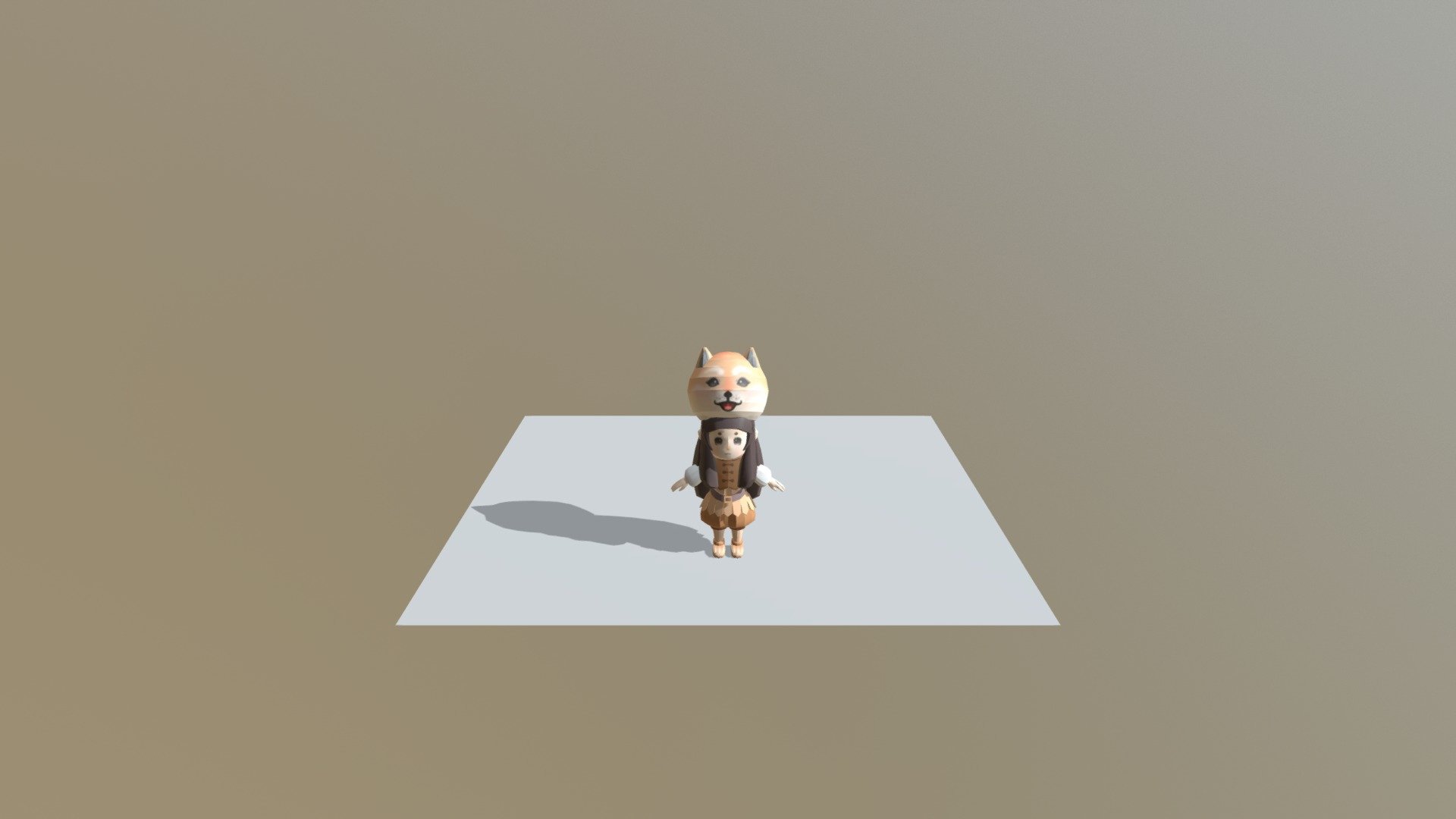 角色建模期中Kuma - 3D model by sherry21a021 [3f7ad2d] - Sketchfab