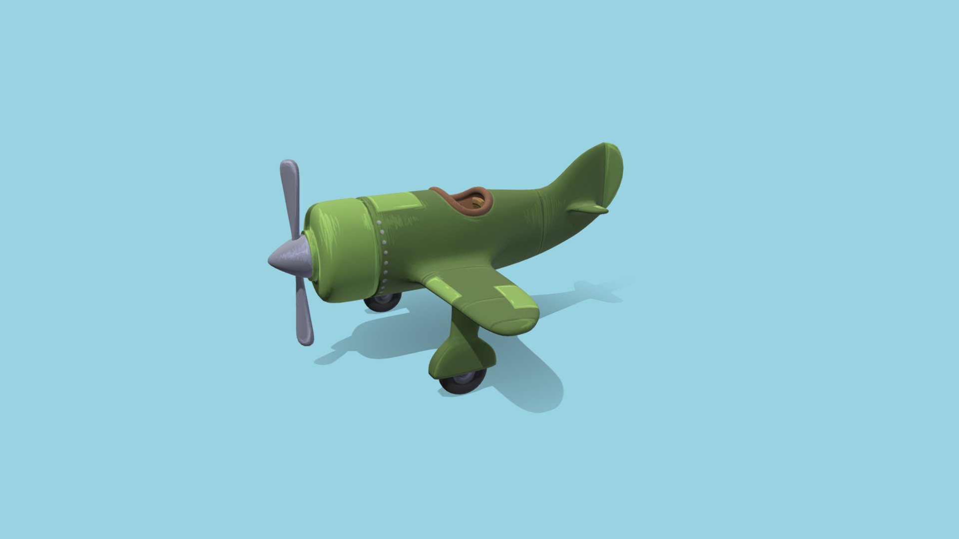 Blender Air Plane - Download Free 3D model by Lara Plewig (@LaraPlewig ...