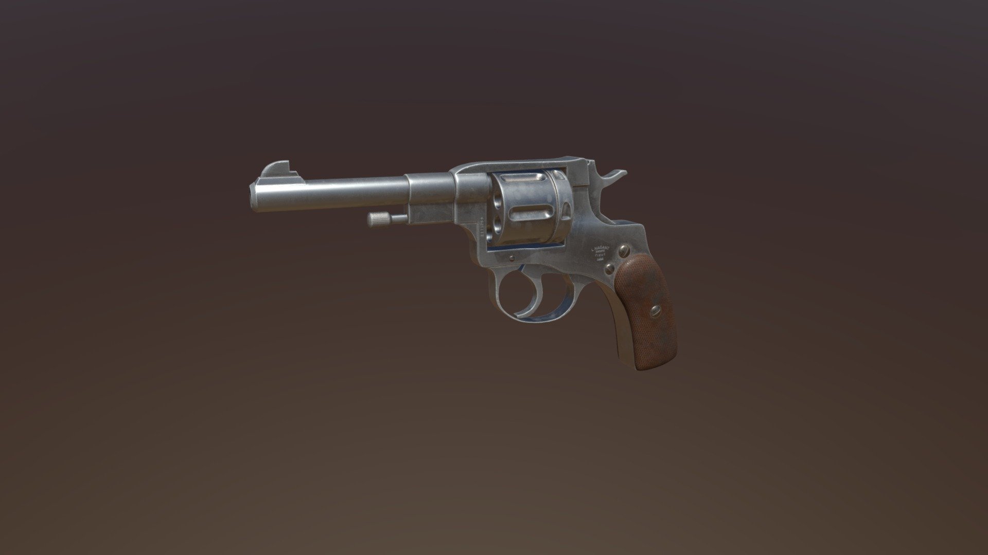 Nagant M1895 Revolver - 3D model by kurtiskan [3f7e8fc] - Sketchfab