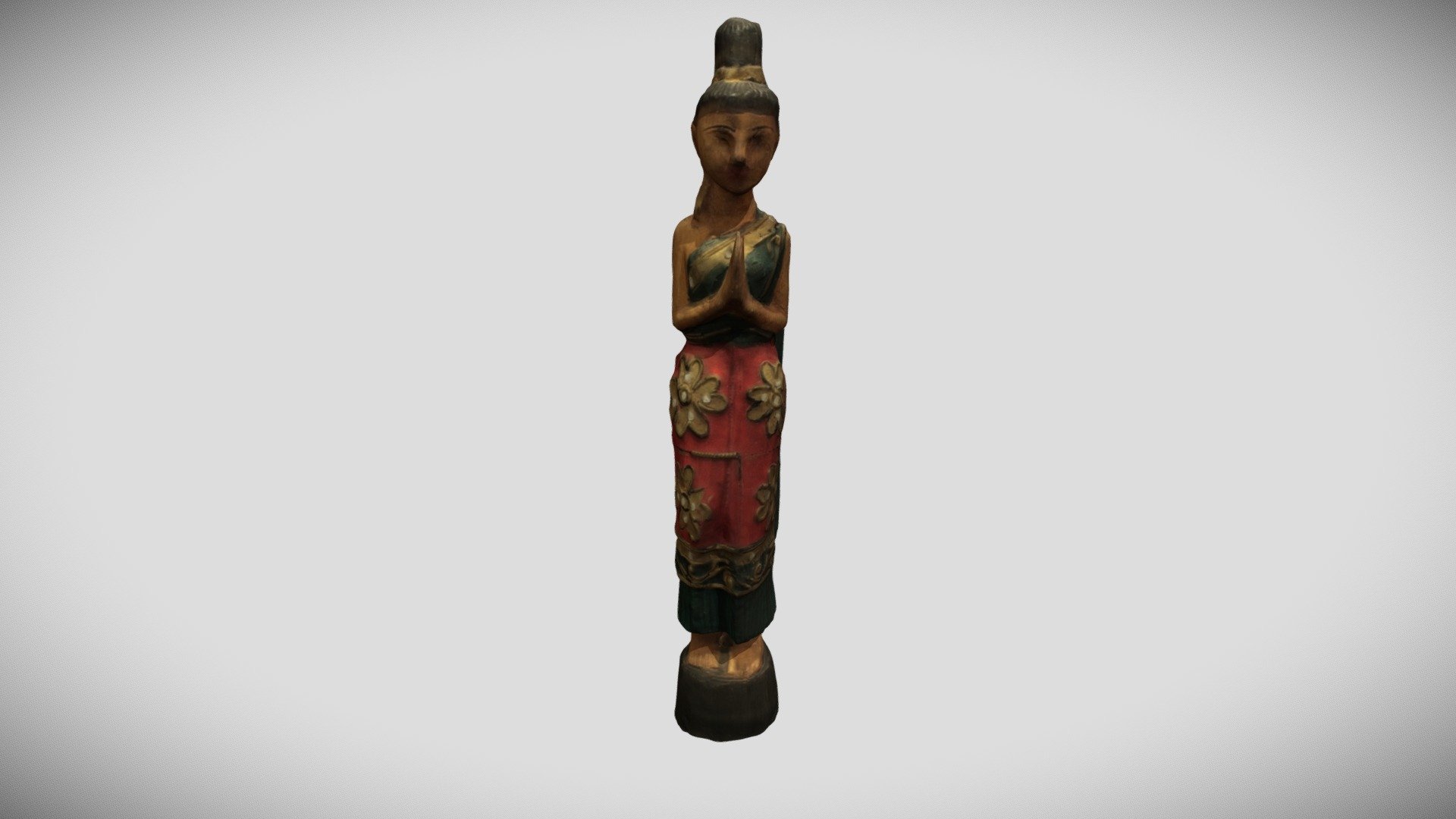 Wooden Statue Photogrammetry Exercise - 3D model by Andrea Garzon ...
