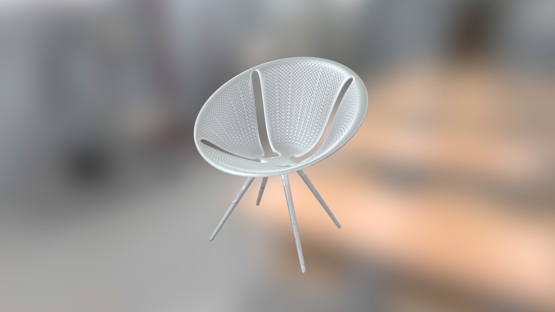 Metal Chair - 3D model by RTView (@Operaventuno) [3f80473] - Sketchfab