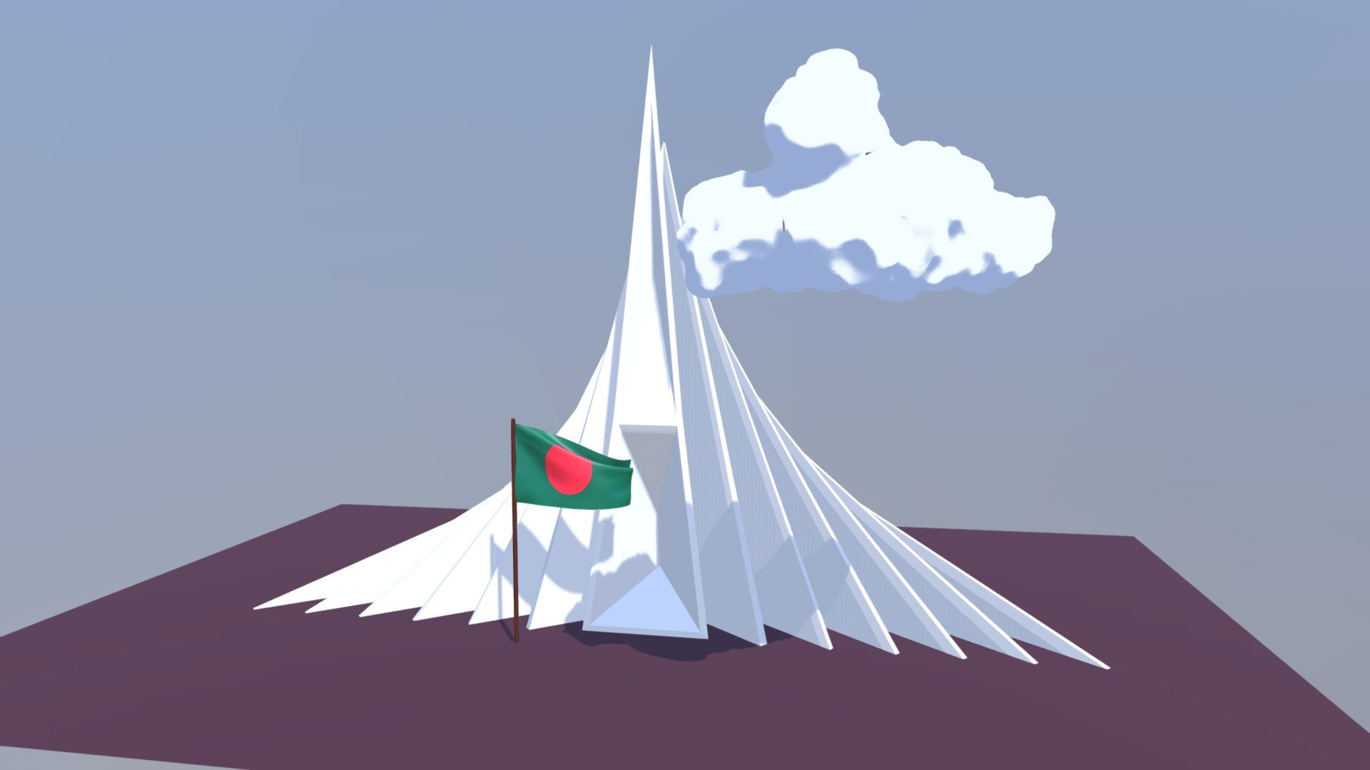 National Memorial | Jatiyo Sriti Soudho - 3D model by bhsovon [3f8238d ...
