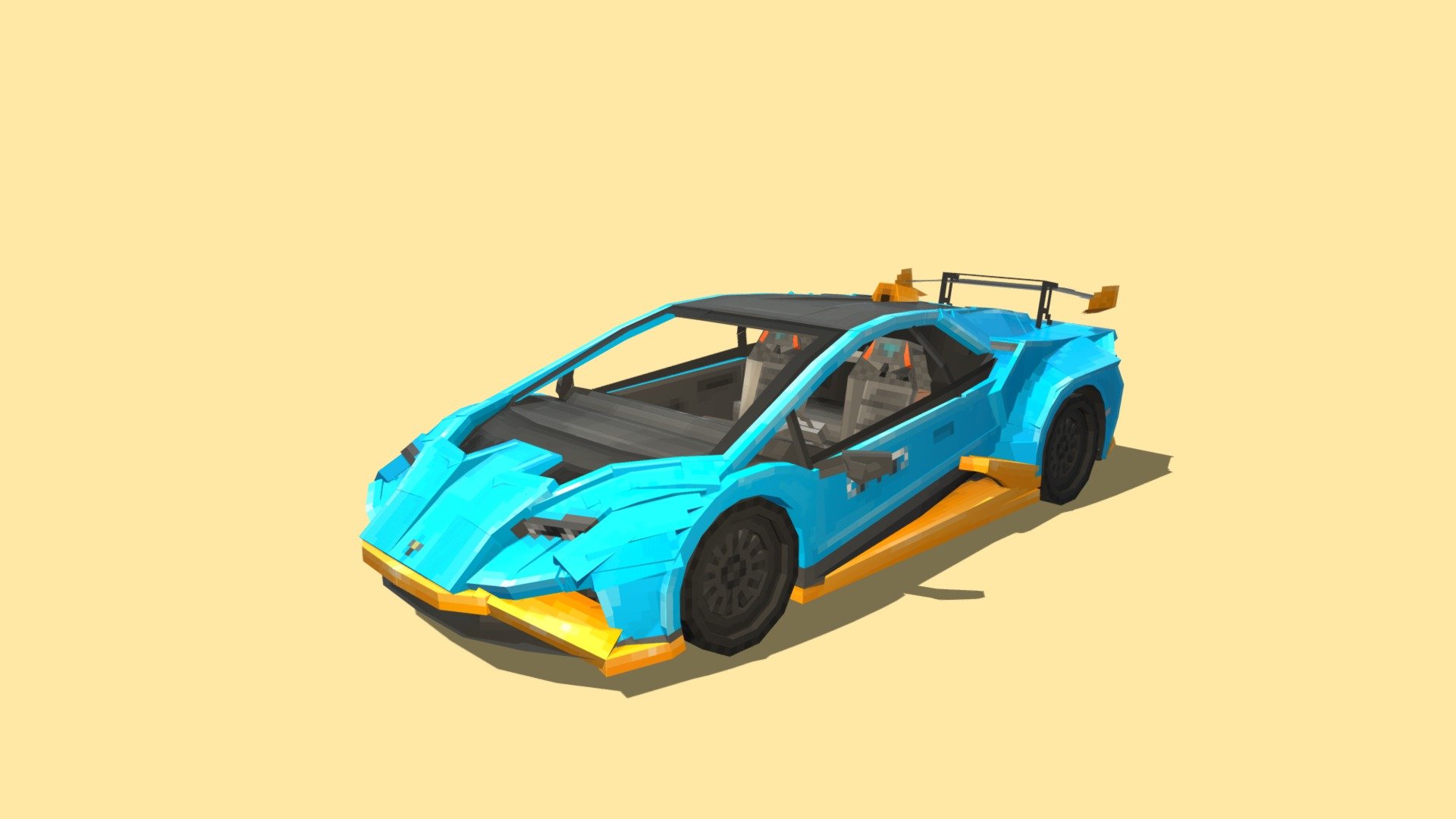 Lamborghini Huracan STO 2020 - 3D model by Vitre_Teintee [3f832f9 ...