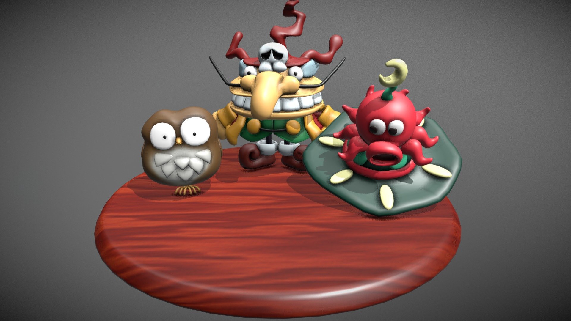 Moon character_16 - 3D model by GEKIMURA [3f841e7] - Sketchfab
