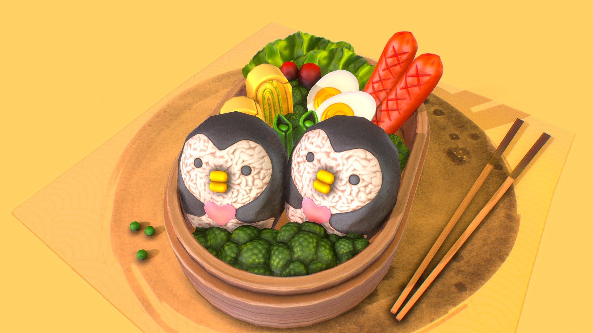 Bento - 3D model by Iden (@IdenKery) [3f84633] - Sketchfab