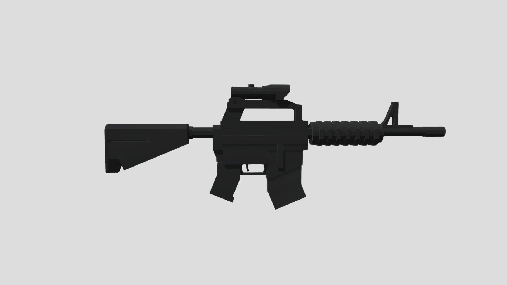 M4A1-ACOG - 3D model by PeaceKeeper__ [3f84bec] - Sketchfab