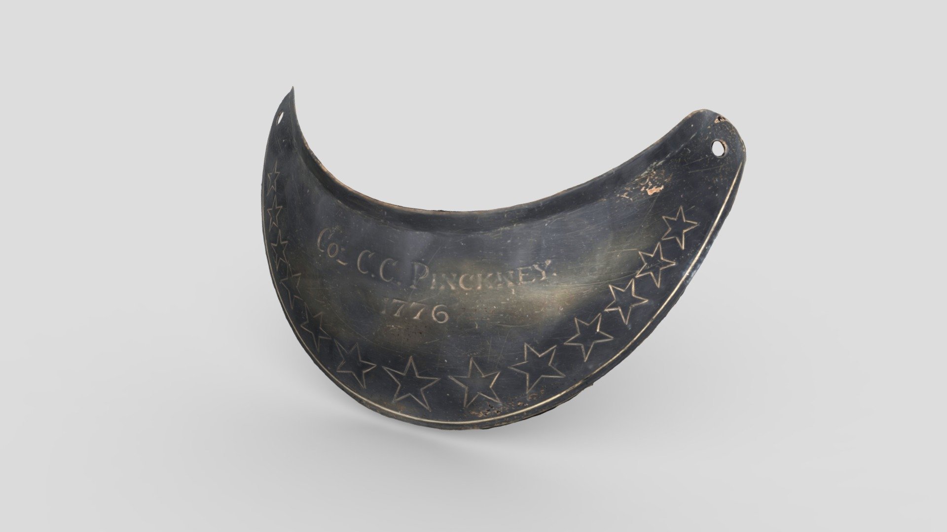 Pinckney Gorget - 3D model by battlefields [3f84eac] - Sketchfab