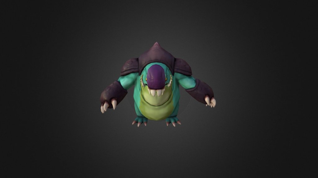 Turtle Monster - 3D model by joansantus [3f85baa] - Sketchfab