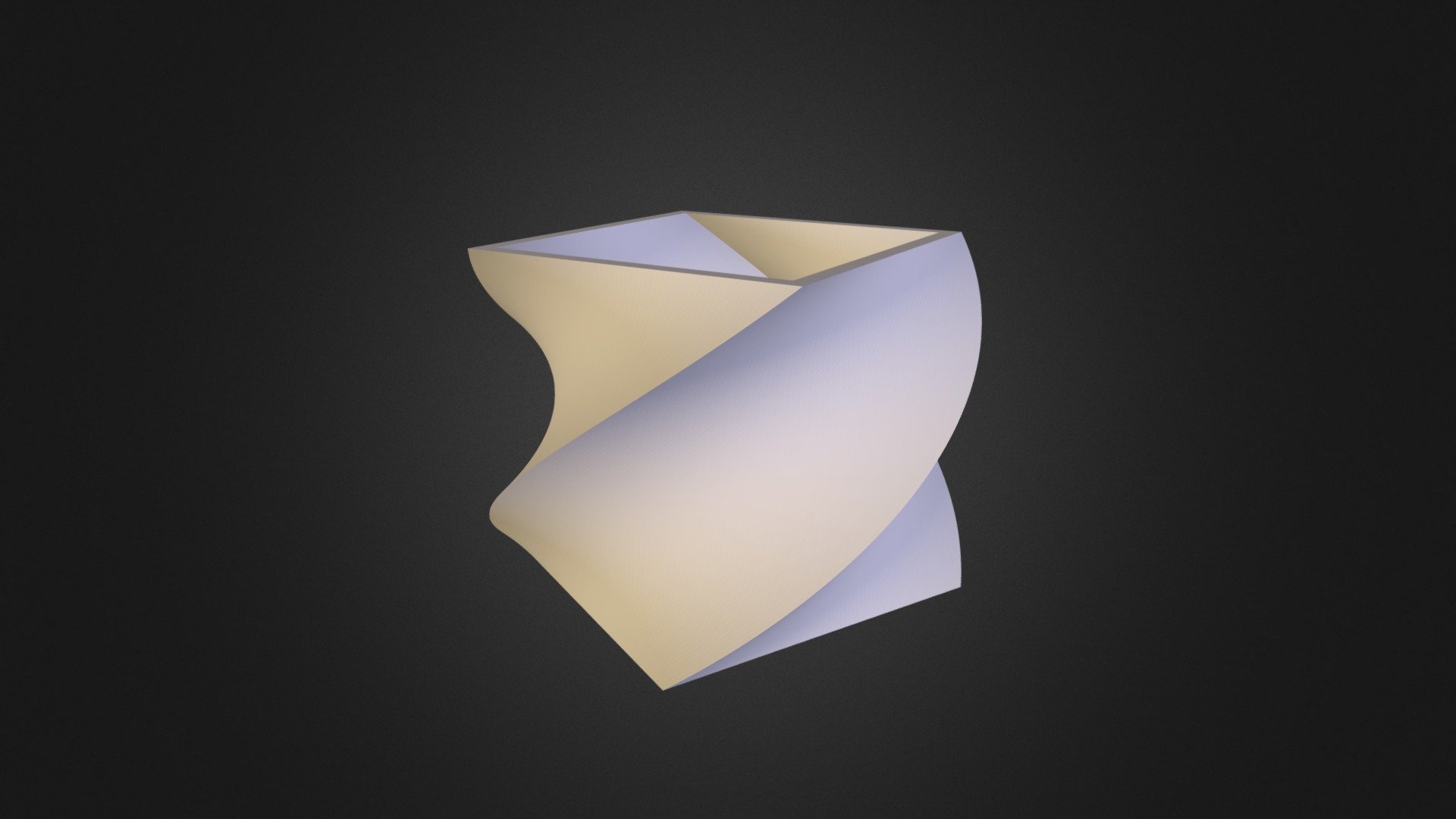 Twisted Cube - 3D model by 3dindustries [3f875ae] - Sketchfab