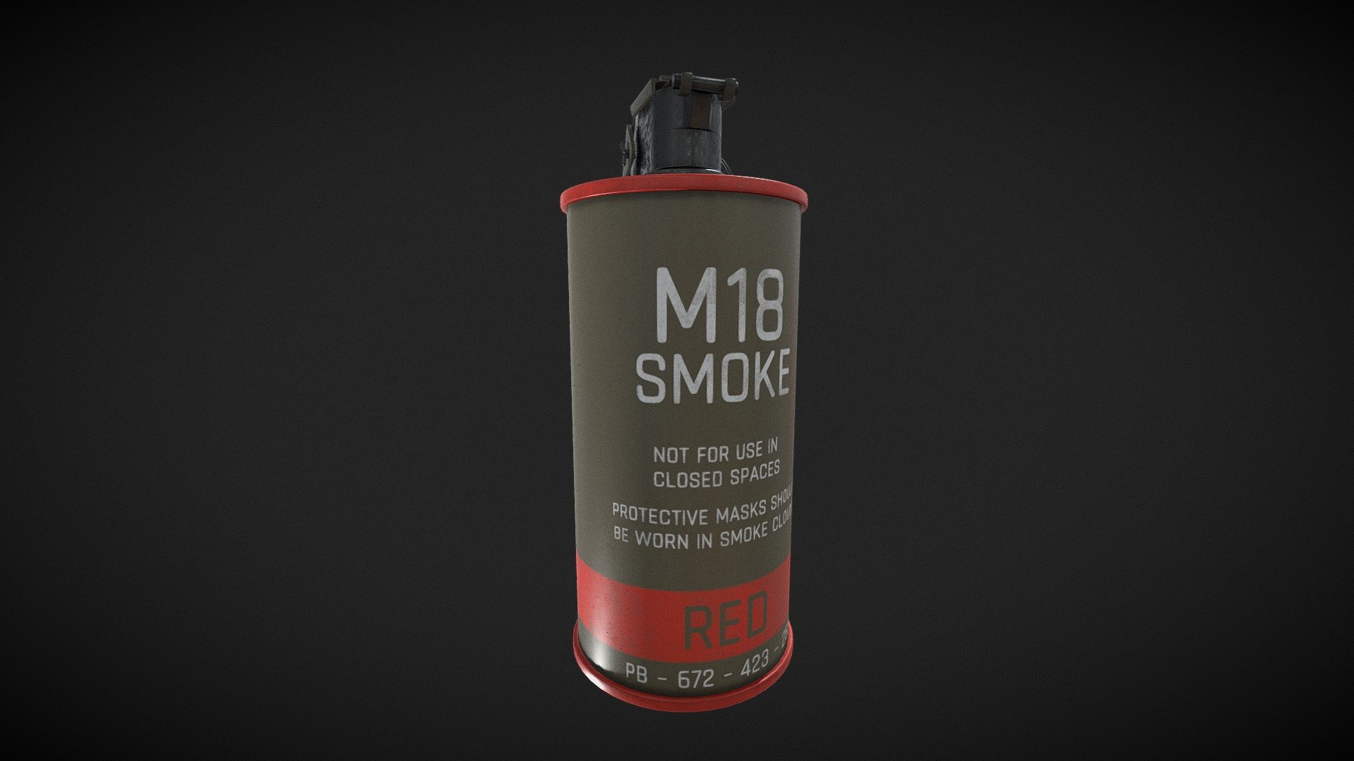Smoke Grenade - Download Free 3D model by Polyowl studios ...
