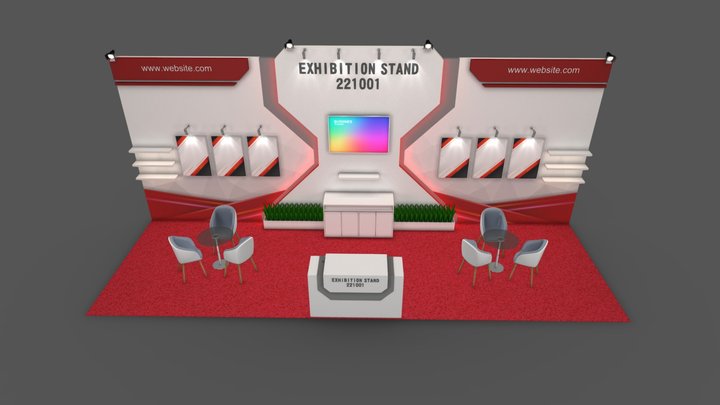 Exhibition-booth 3D models - Sketchfab