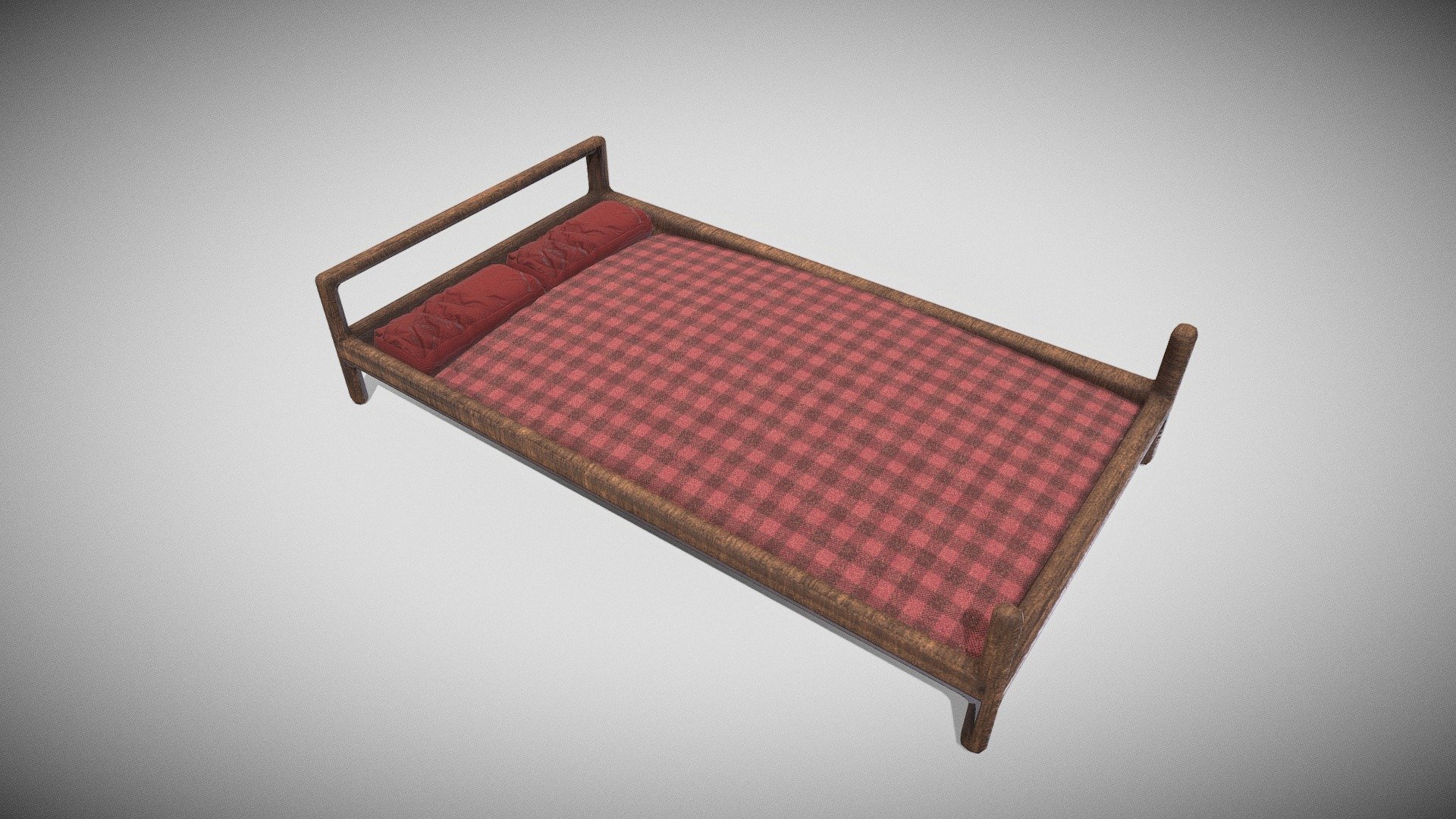 Old bed - Download Free 3D model by kai9987kai [3f88d8e] - Sketchfab
