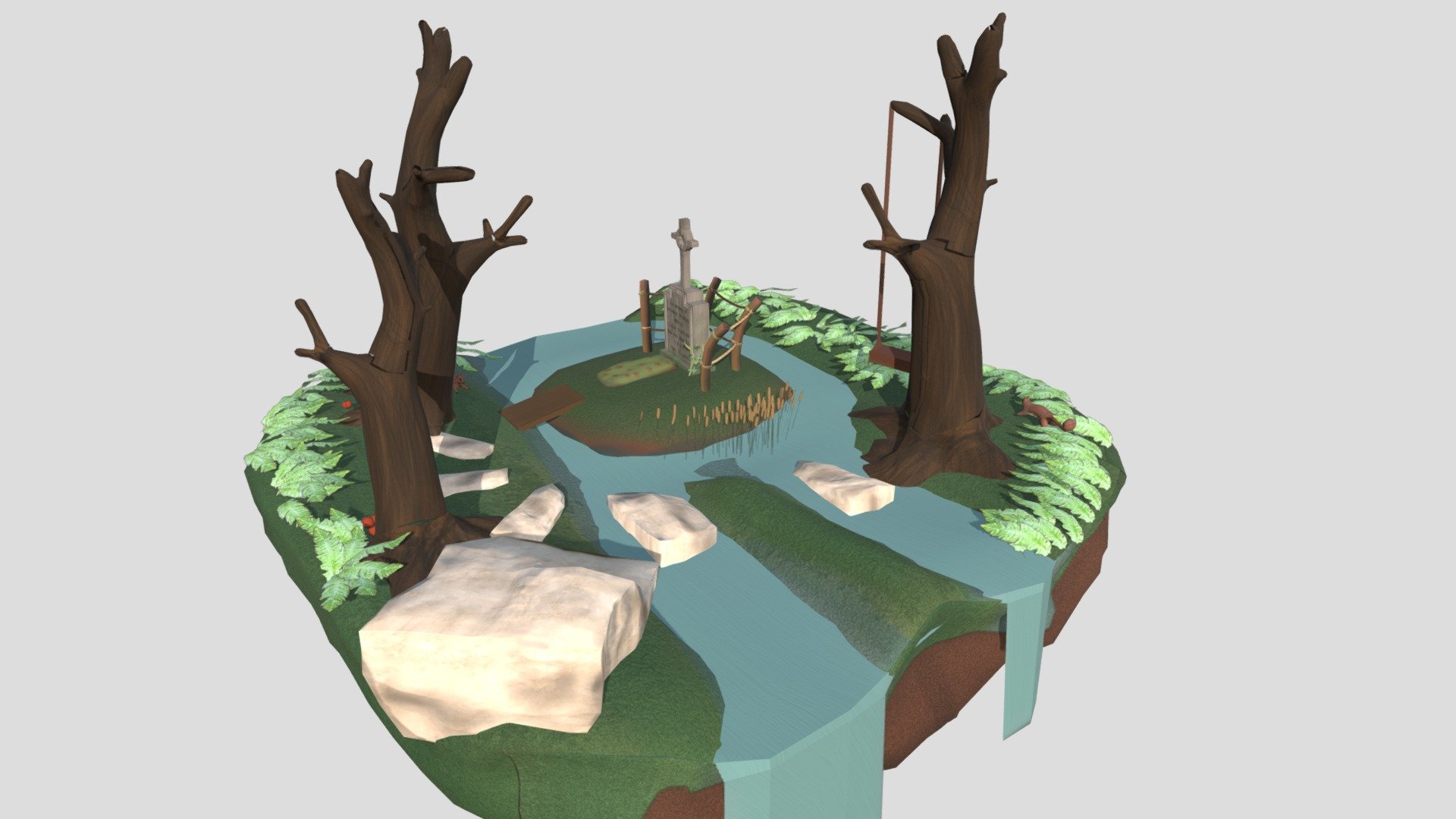 Forest Diorama - 3D model by WizeyDizey (@Kyle_Wisbey) [3f8b957 ...