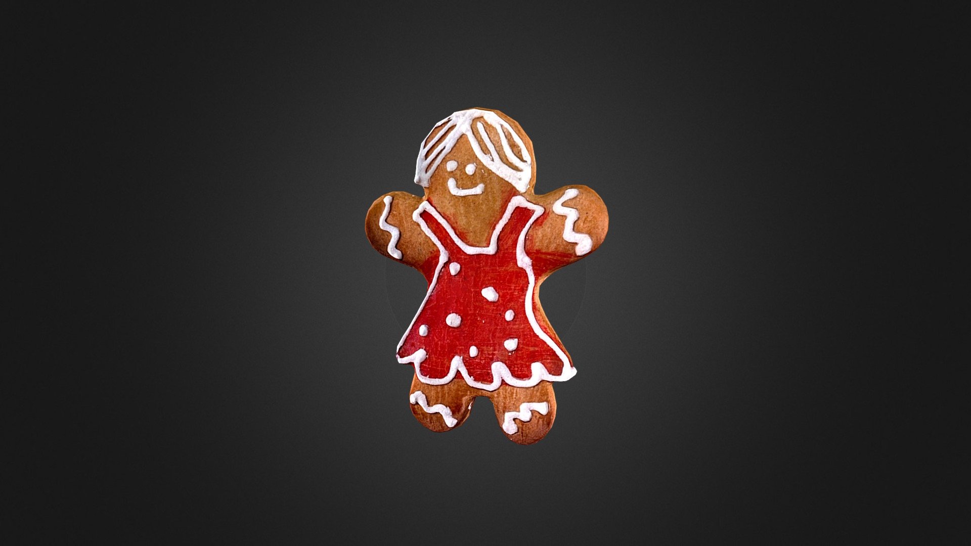 Gingerbread Girl 1(LowPoly) - Buy Royalty Free 3D model by redline3678 ...