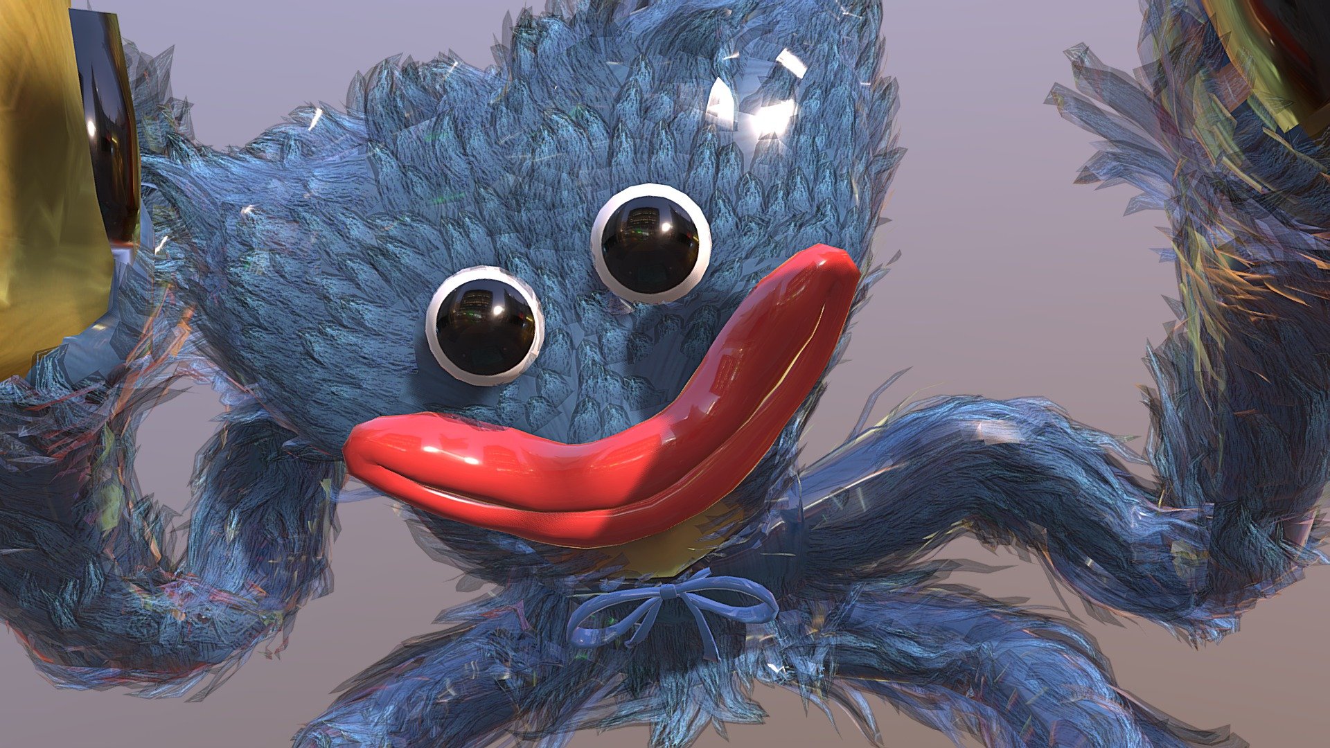 (PC Version) mini-huggy-BLUE-jumpscare - Download Free 3D model by ...