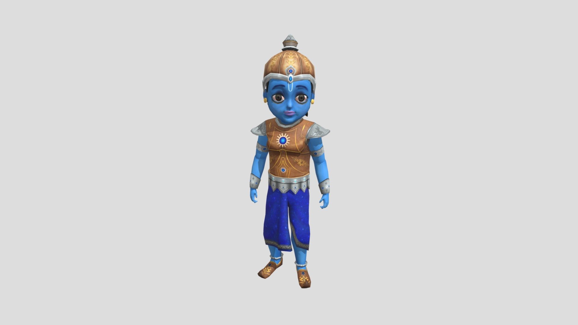 Krishna 1 3D - Download Free 3D model by Modify24x7 [3f8f3c1] - Sketchfab