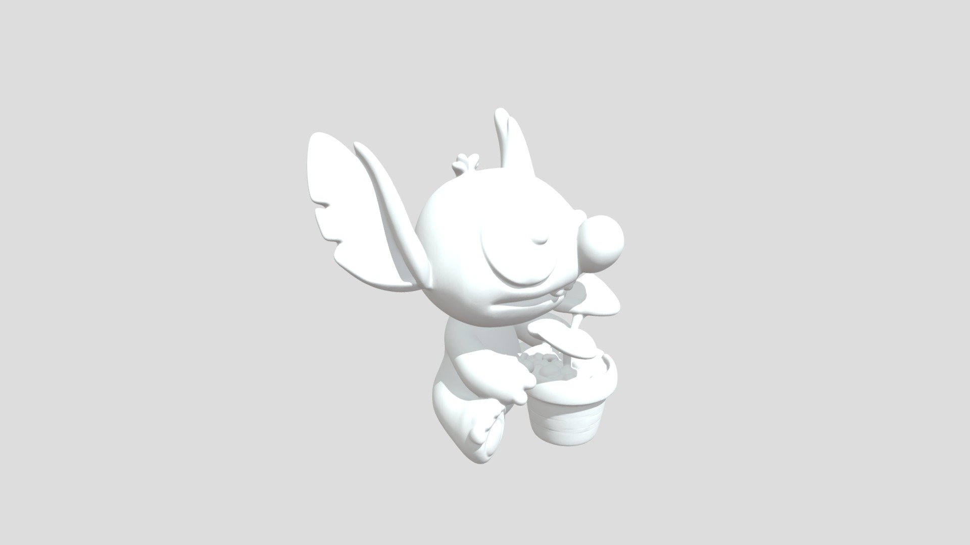Stitch Pot Plant - 3D model by Abetak [3f8f468] - Sketchfab