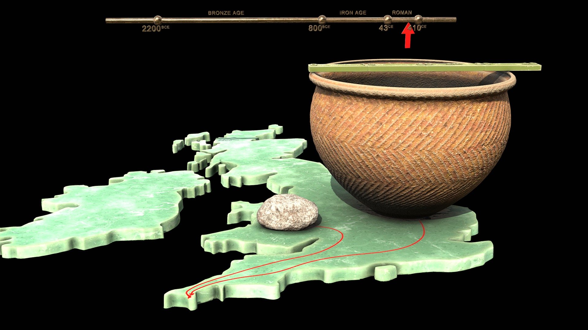 Gabbroic Ware Bowl - reconstruction - Download Free 3D model by Andy ...