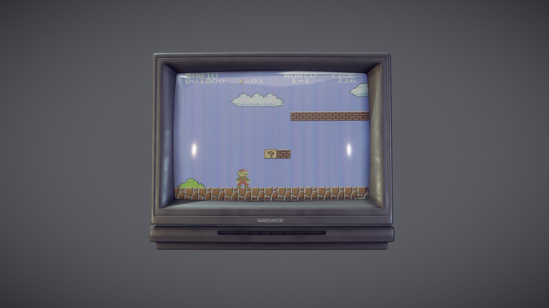 Magnavox 19" CRT TV - RR1938 W122 - FBX Version - Download Free 3D ...