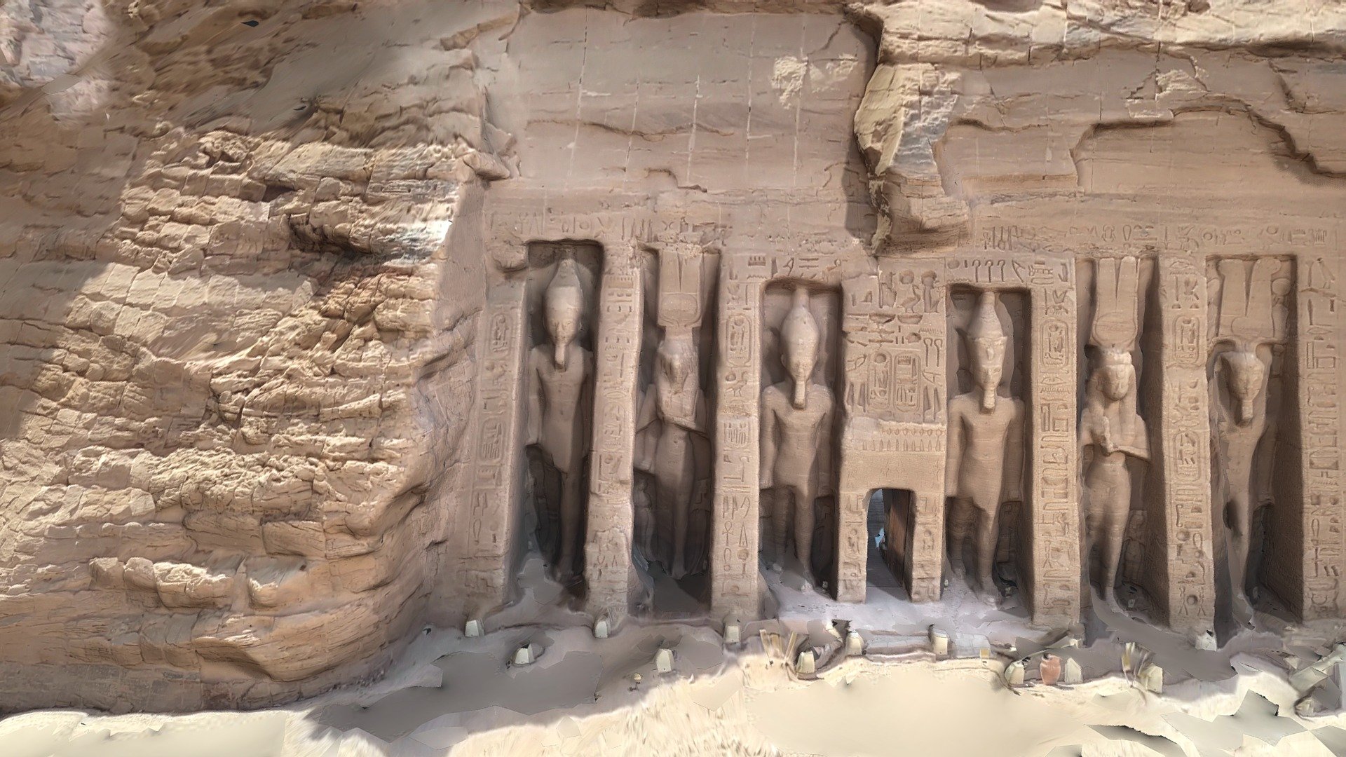 Part 1- Abu Simbel Temples أبو سمبل Aswan, Egypt - 3D model by ...