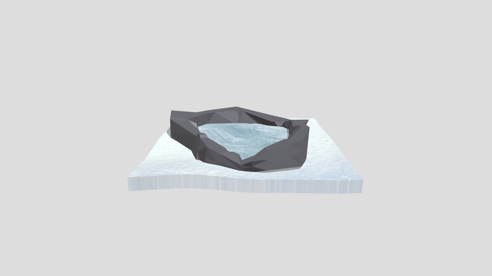 Winter Frozen Pond - Download Free 3D model by rennsaki [3f912ba ...