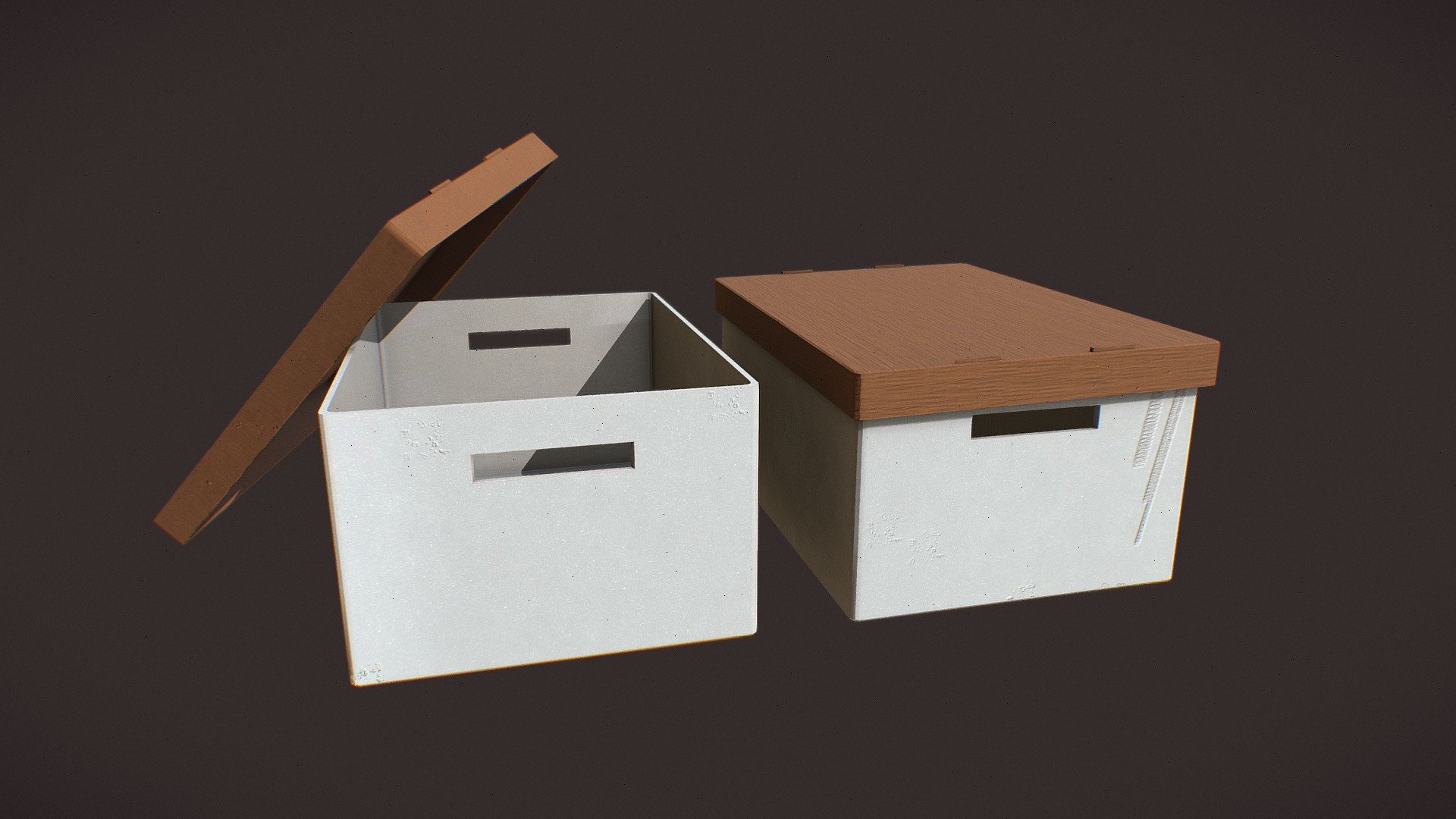 2 boxes - Download Free 3D model by Cozmoth [3f920e8] - Sketchfab