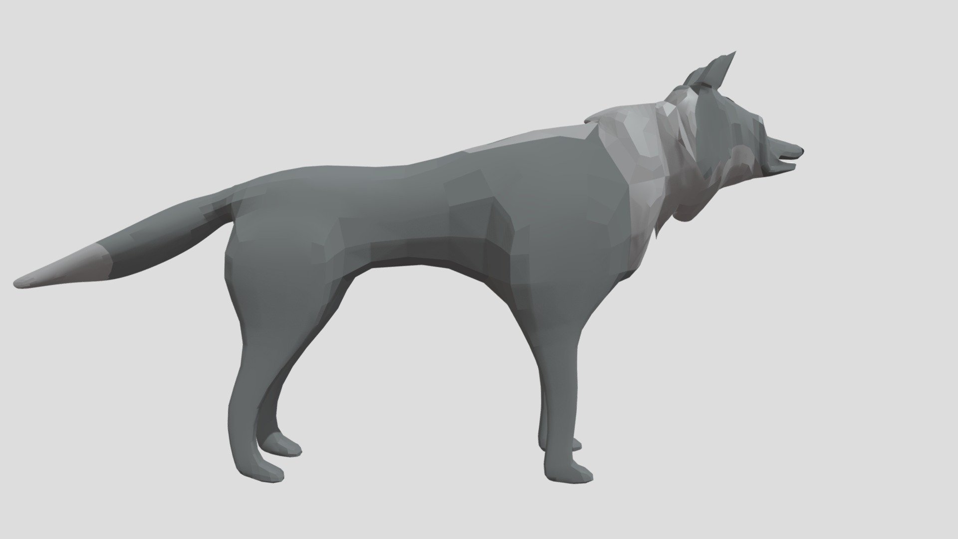 Wolf - 3D model by a.m (@a.khram) [3f92257] - Sketchfab
