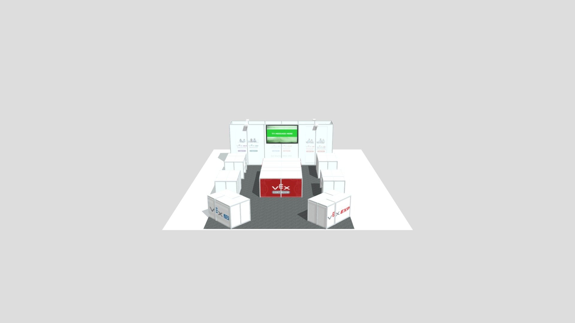 Edutech Booth Design - 3D model by inno-first [3f924b0] - Sketchfab