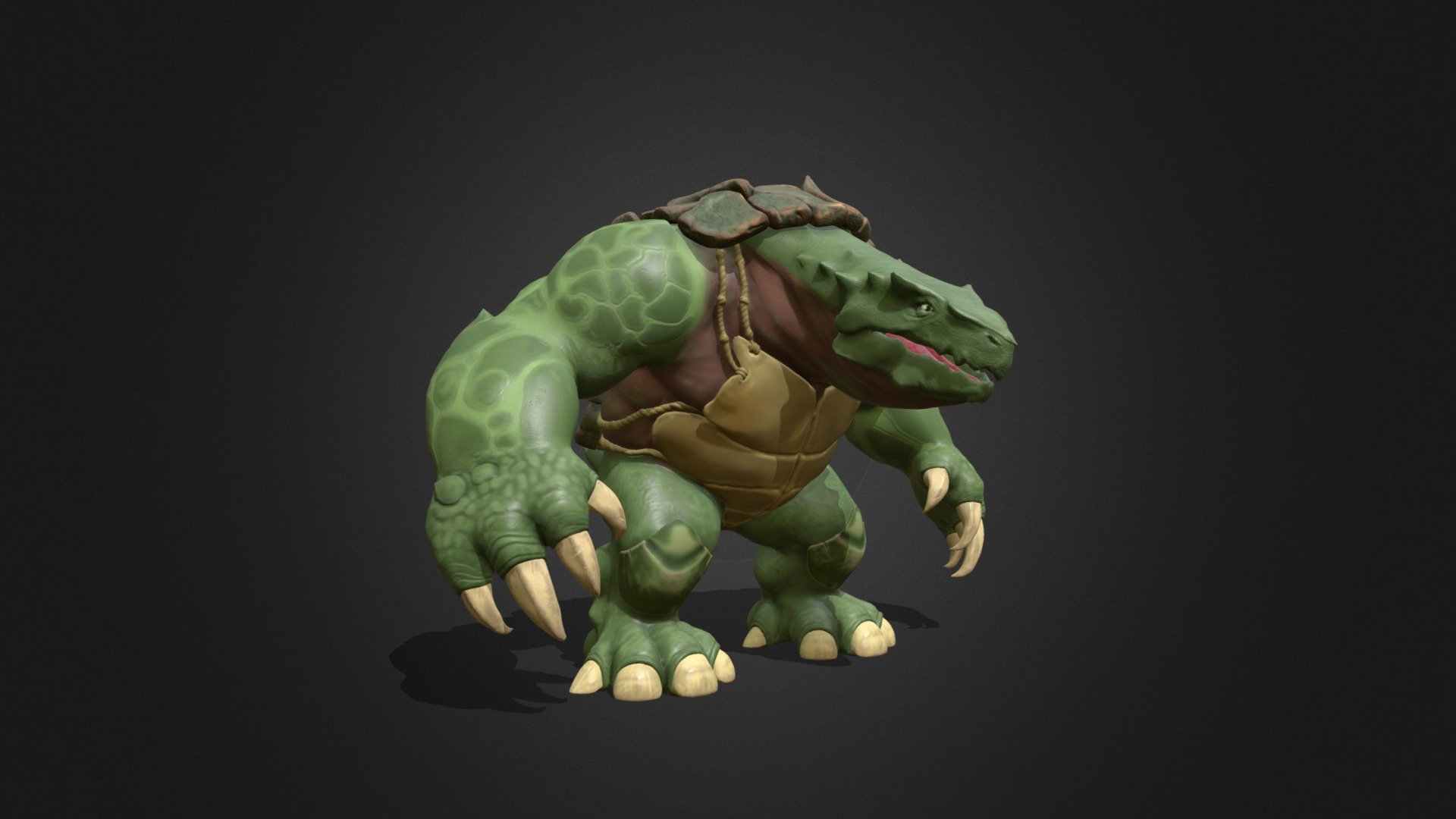 the Tortle Druid - 3D model by jhona1908 [3f92d25] - Sketchfab