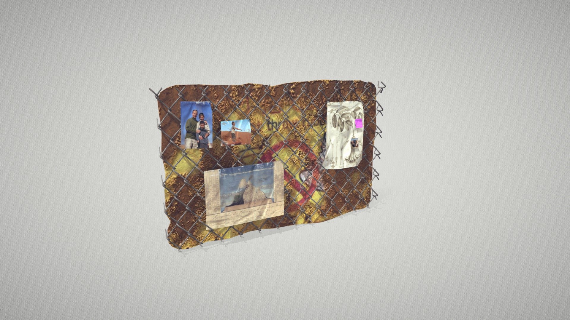 pinboard - 3D model by Maranderine [3f93d74] - Sketchfab