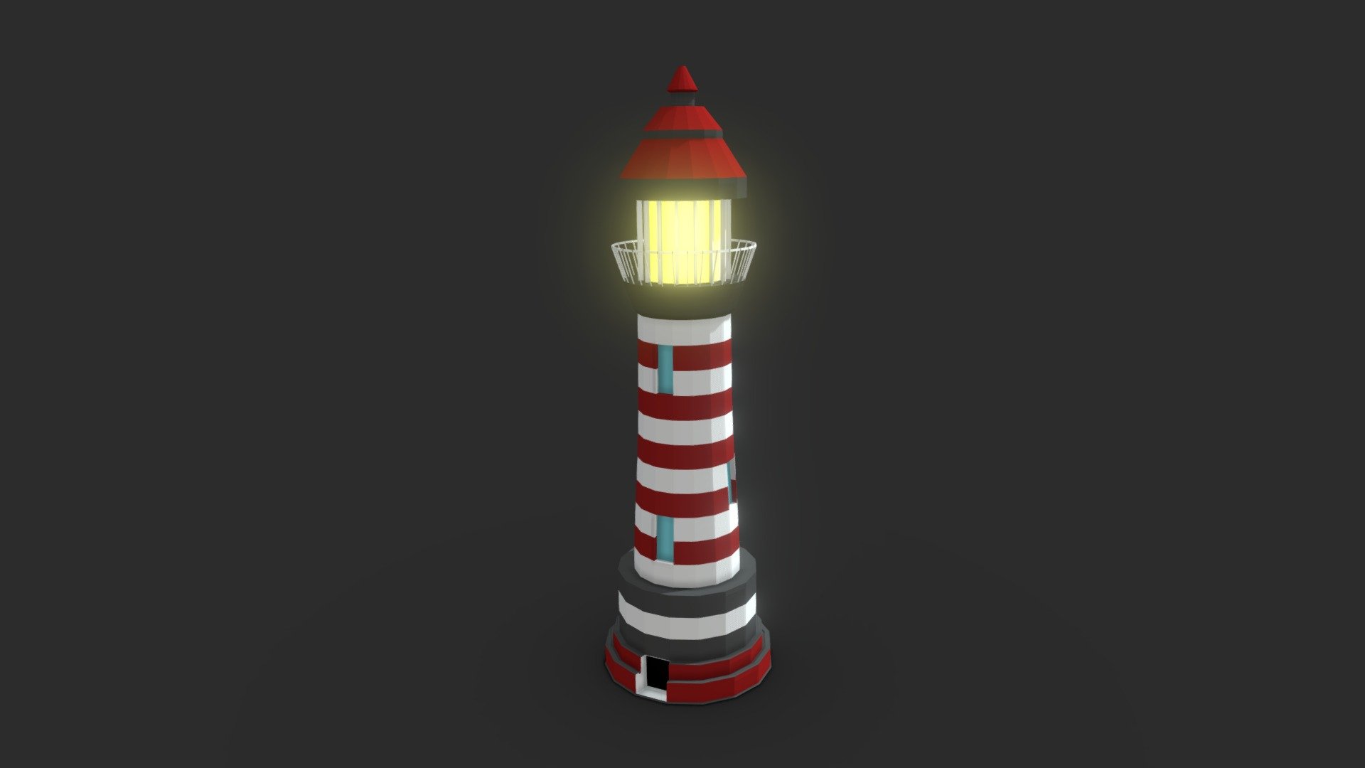 Low Poly Lighthouse - Download Free 3D model by MichaelCamiloSaari [3f9424a] - Sketchfab
