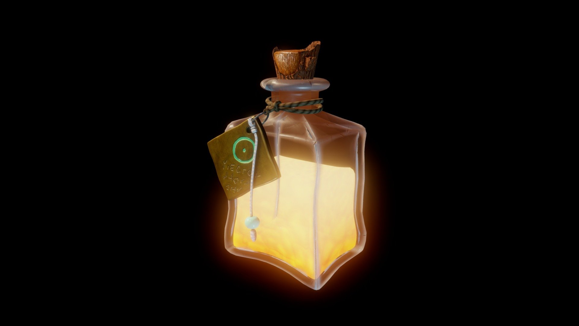 Potion in a Square Bottle - 3D model by minhaeshin [3f966ab] - Sketchfab