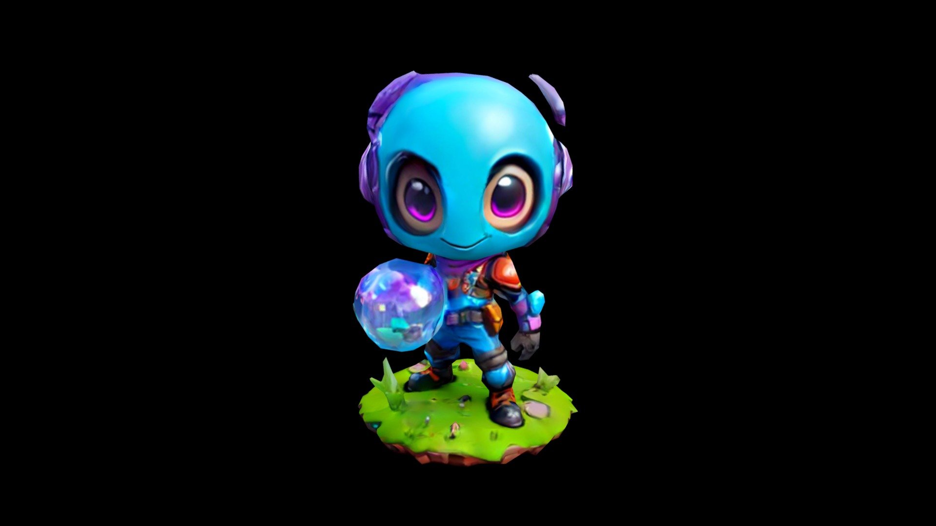 An advertisement of the video game character, Al - Download Free 3D ...