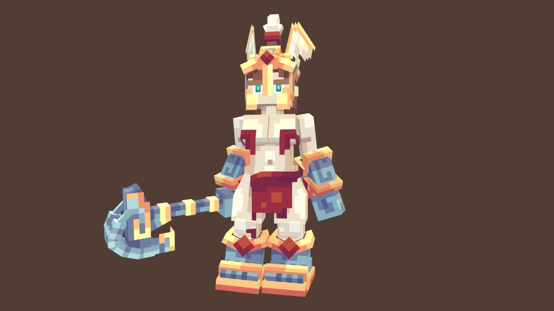 Valkyrie - 3D model by Queue (@blockbenchqueue) [3f9861f] - Sketchfab