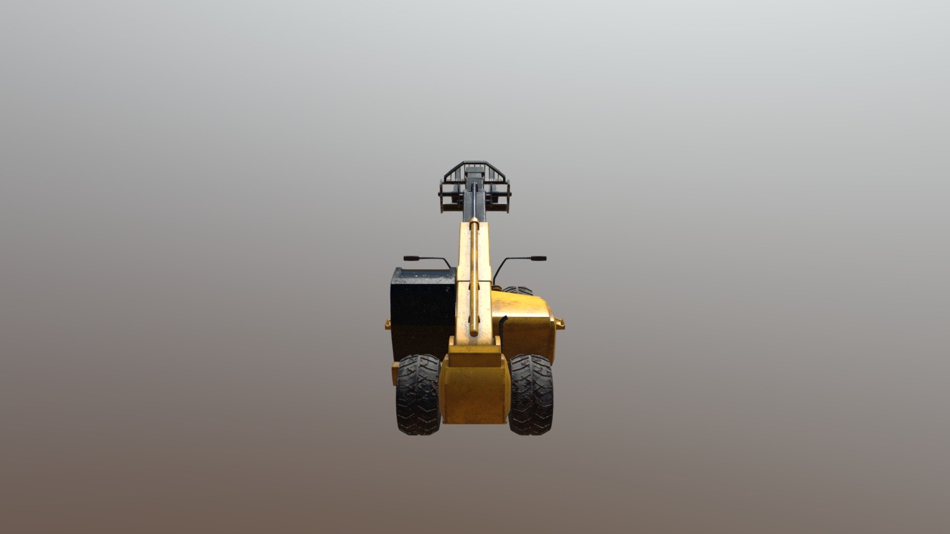 Telehandler - 3D model by Tyler Hales (@Trackneon) [3f992d3] - Sketchfab
