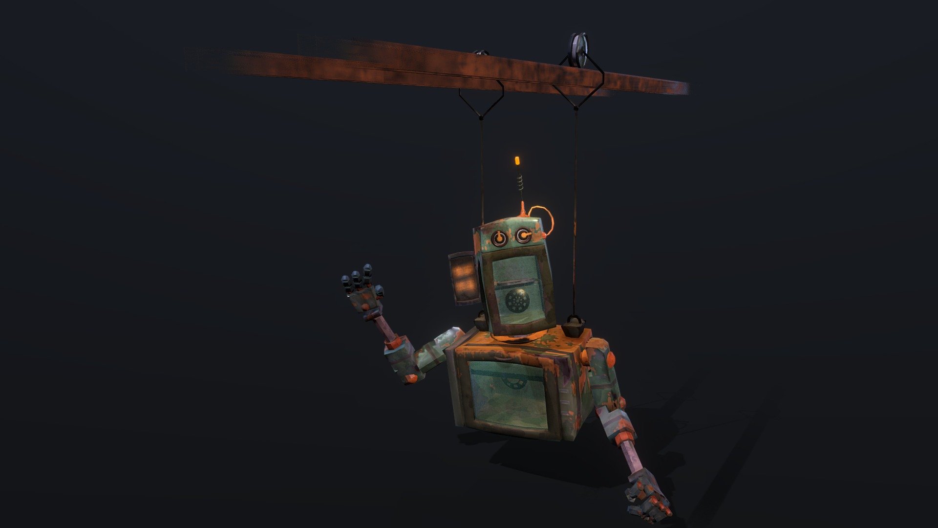 Tastebud Techbot - Stylized Game Robot - Buy Royalty Free 3D model by ...