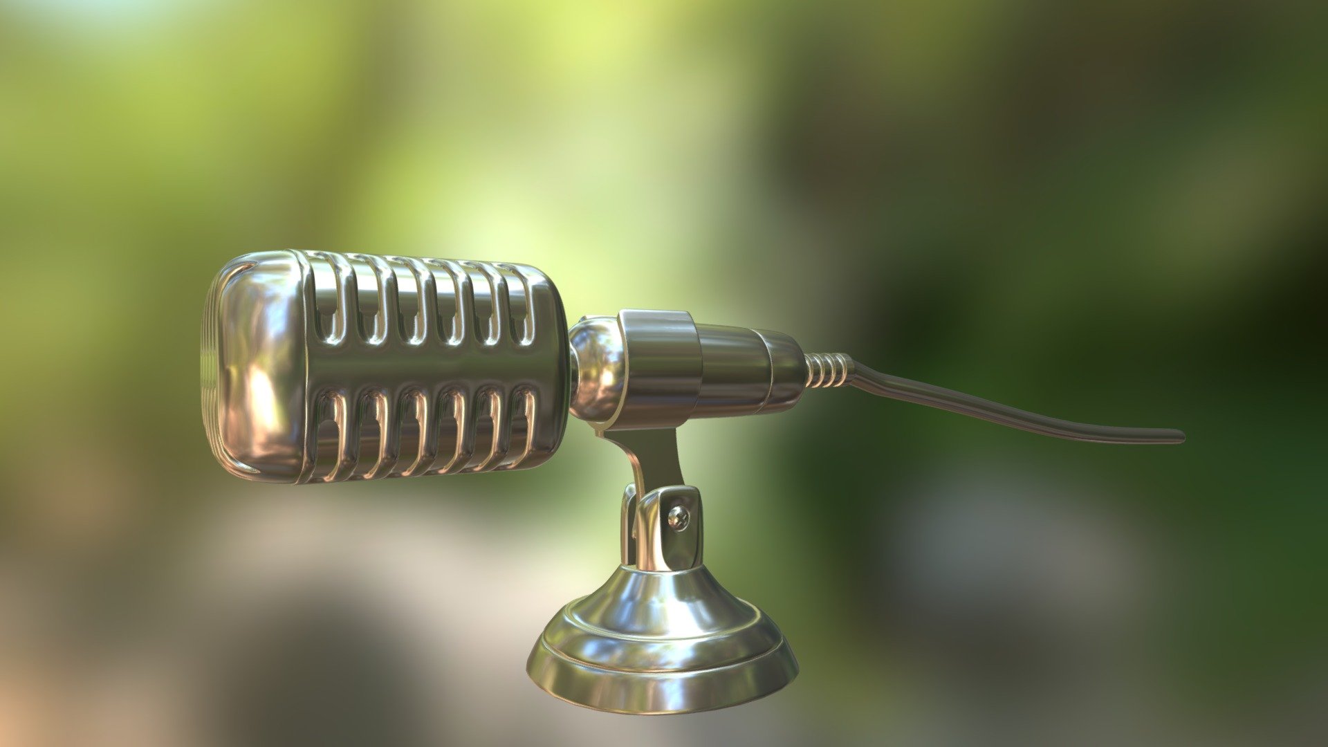 Microfono - 3D model by LeoDM [3f9a3b9] - Sketchfab
