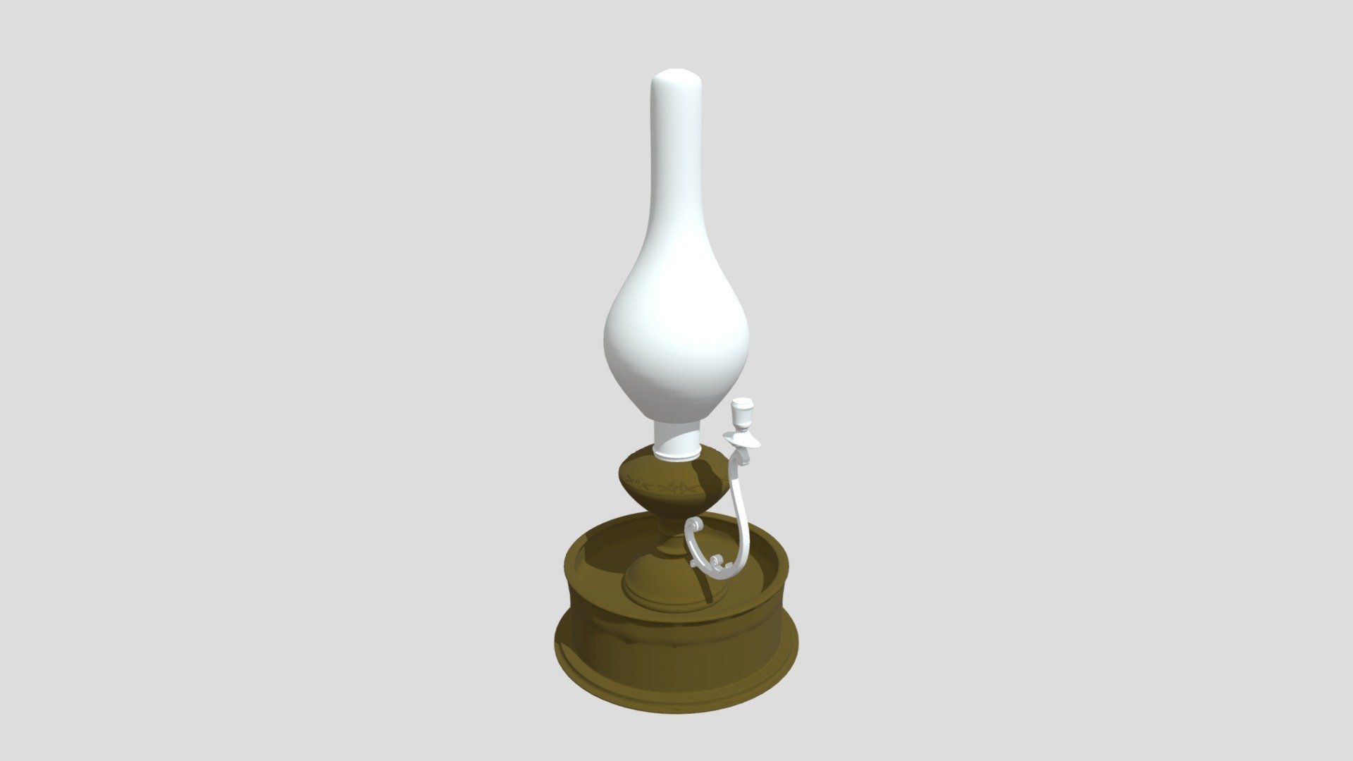 Antique Vintage Lamp - 3D model by 3d.blend [3f9bae5] - Sketchfab