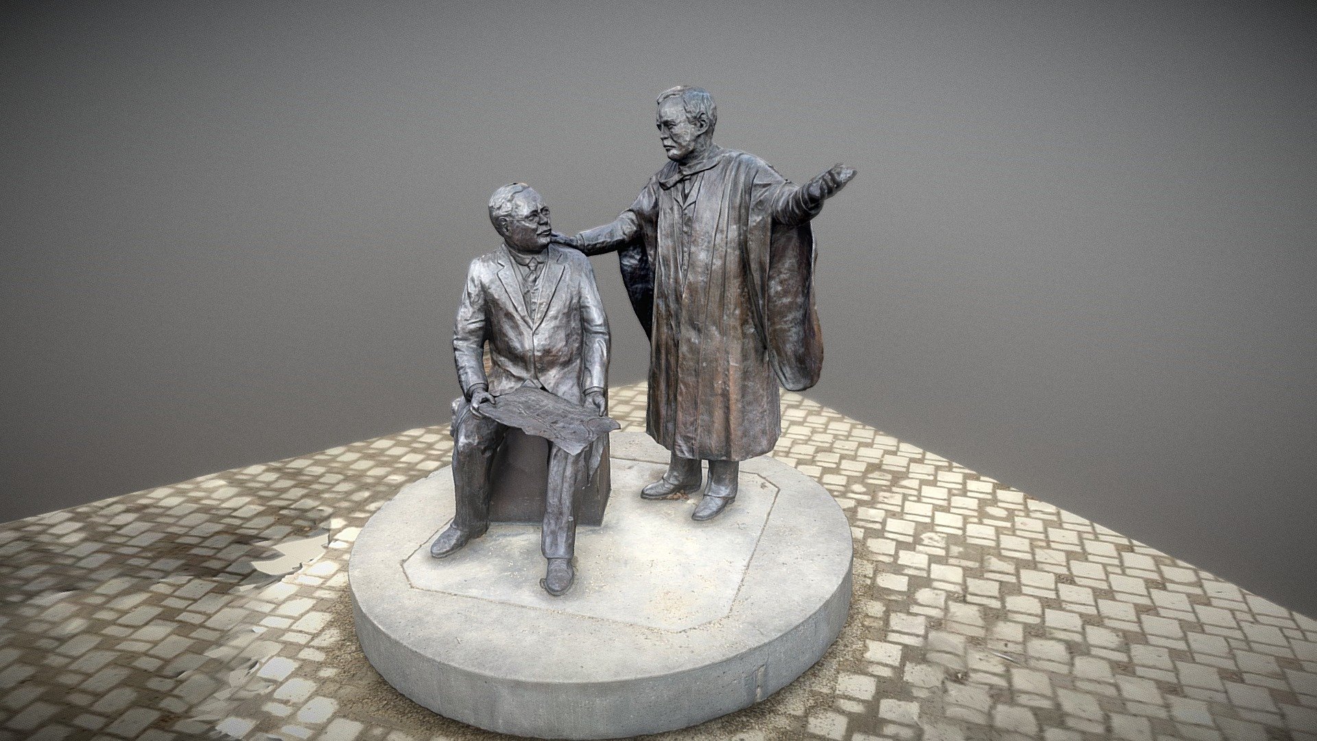 "The Visionaries" statue - UofA - Download Free 3D model by mtaesiri ...
