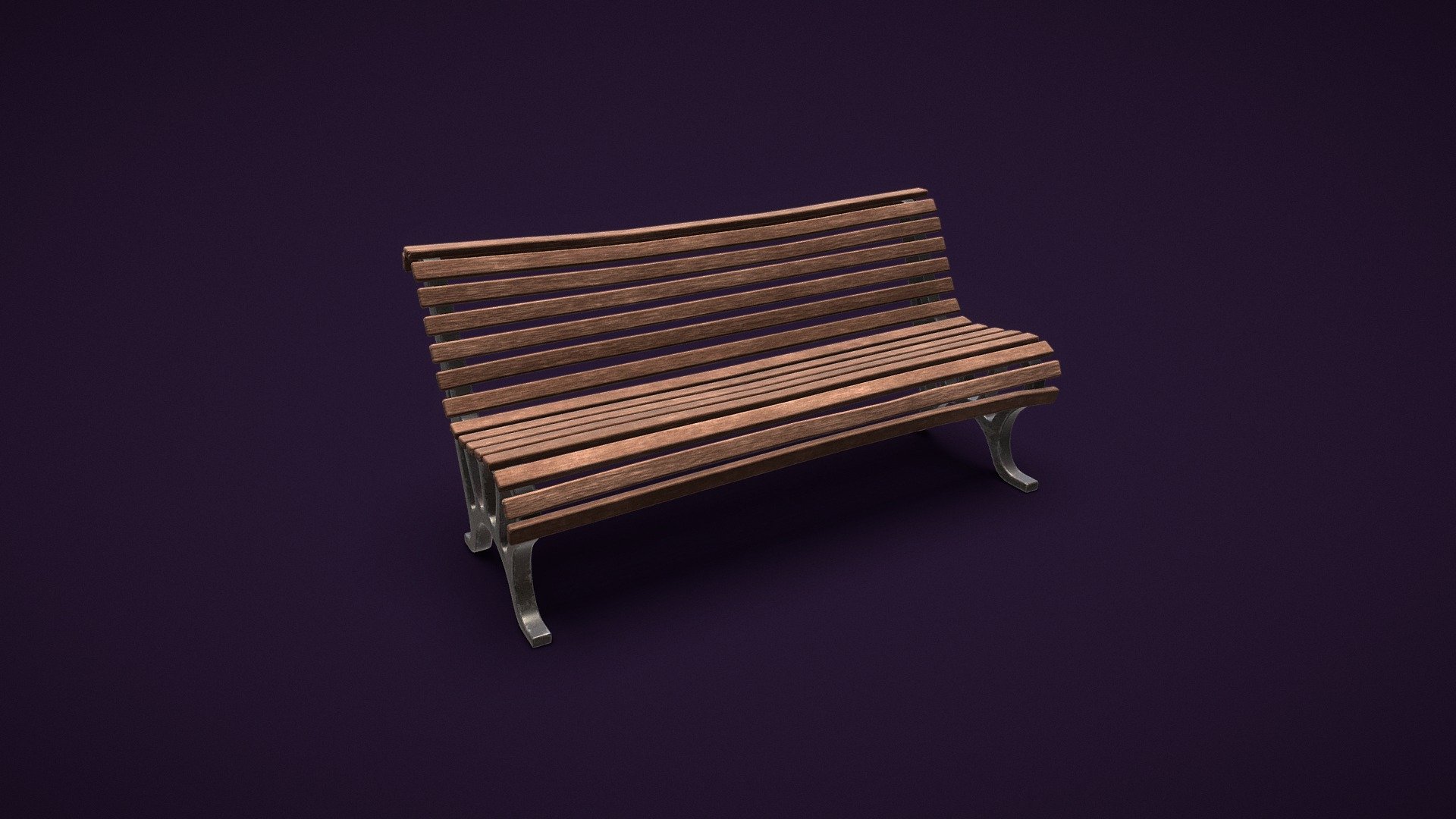 Bench - 3D model by Ti. (@Ti.Huang) [3f9cefb] - Sketchfab