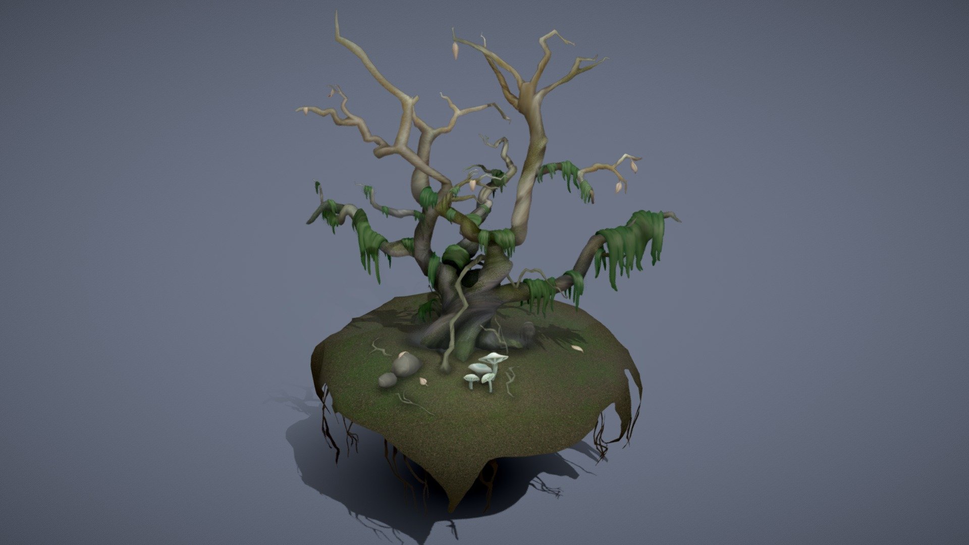 2.5D Dead Tree - Download Free 3D model by NatyNath [3f9dba8] - Sketchfab