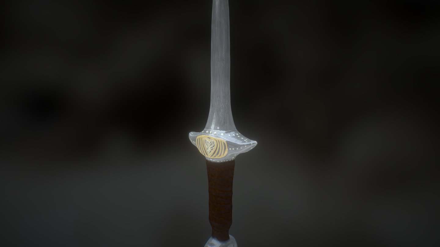 Emerald Dagger - 3D model by Lindsey O'Brien (@lobrien) [3fa033b ...