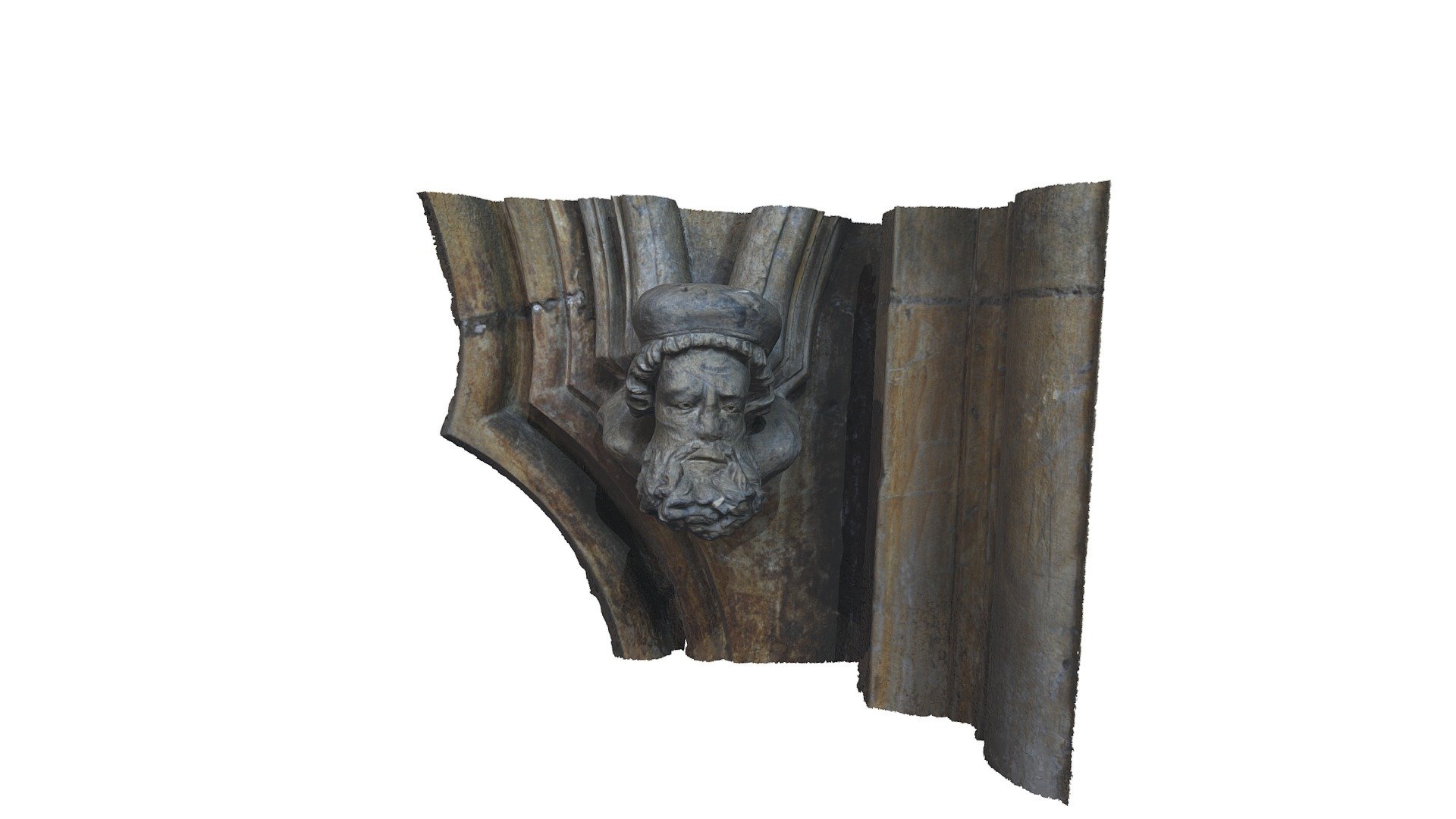 Label stop carving - 3D model by Heritage360 [3fa1092] - Sketchfab
