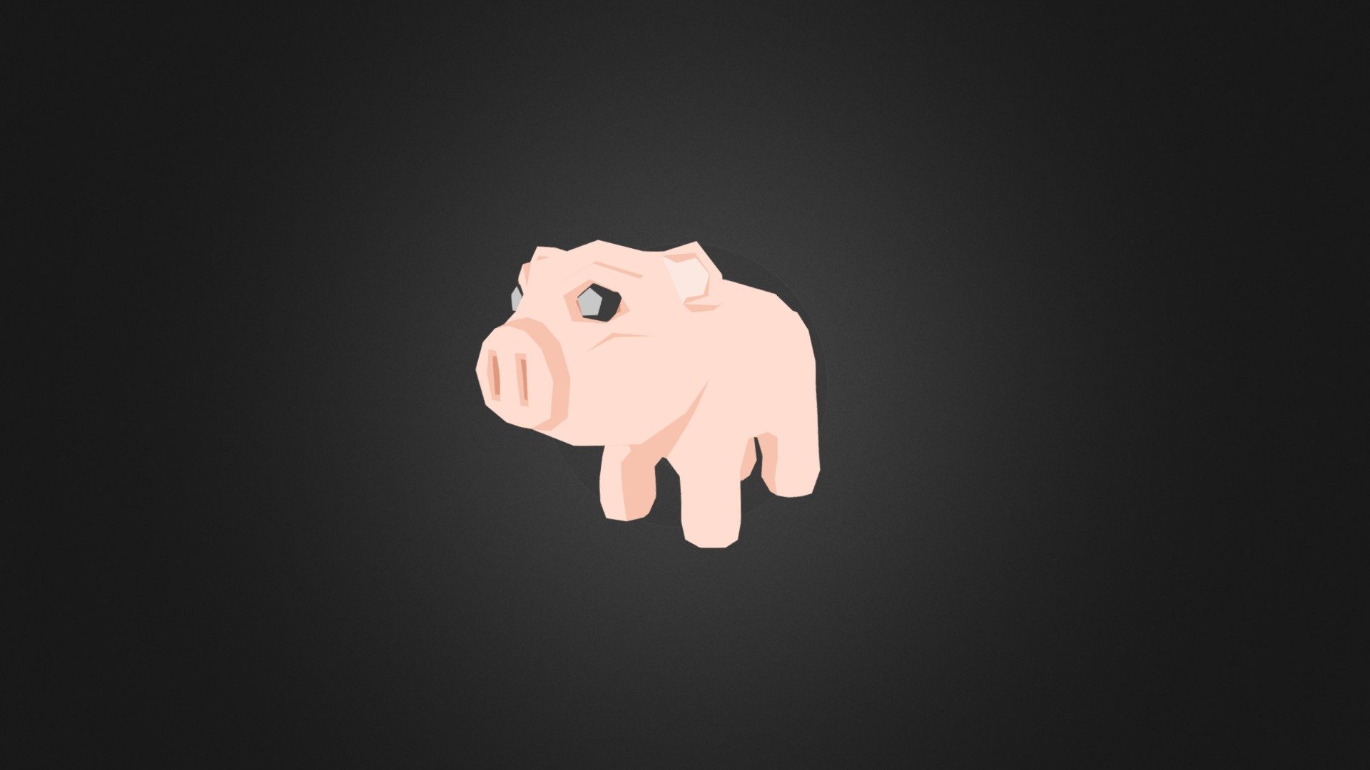 Piggy Flat - 3D model by danielsnd [3fa17b6] - Sketchfab