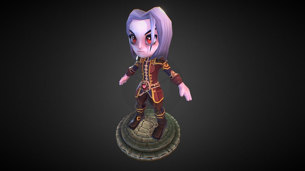 Vampire - 3D model by Miguel Léon Illustration (@miguel3d) [3fa1ec7 ...
